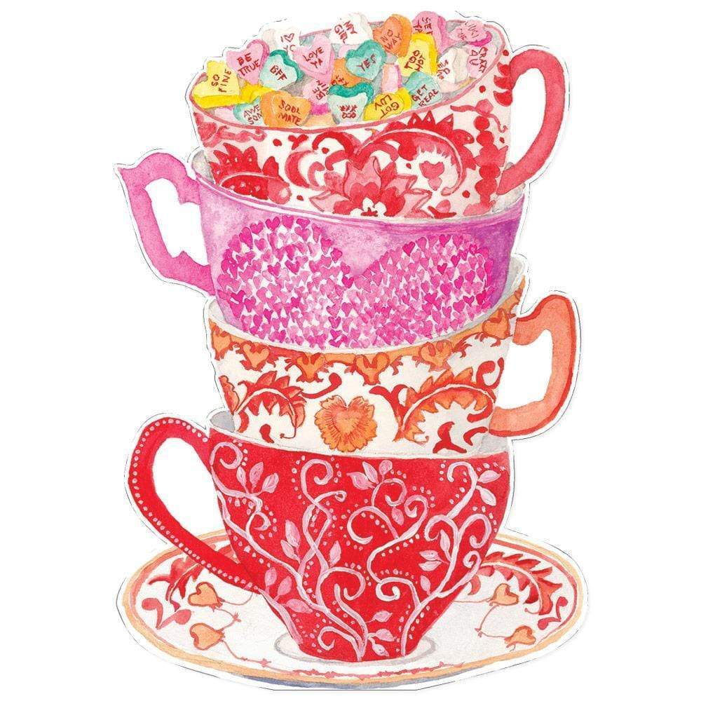 Nesting Teacups Spoc N Sz Valentine Die Cut-Gallery – Caspari Europe