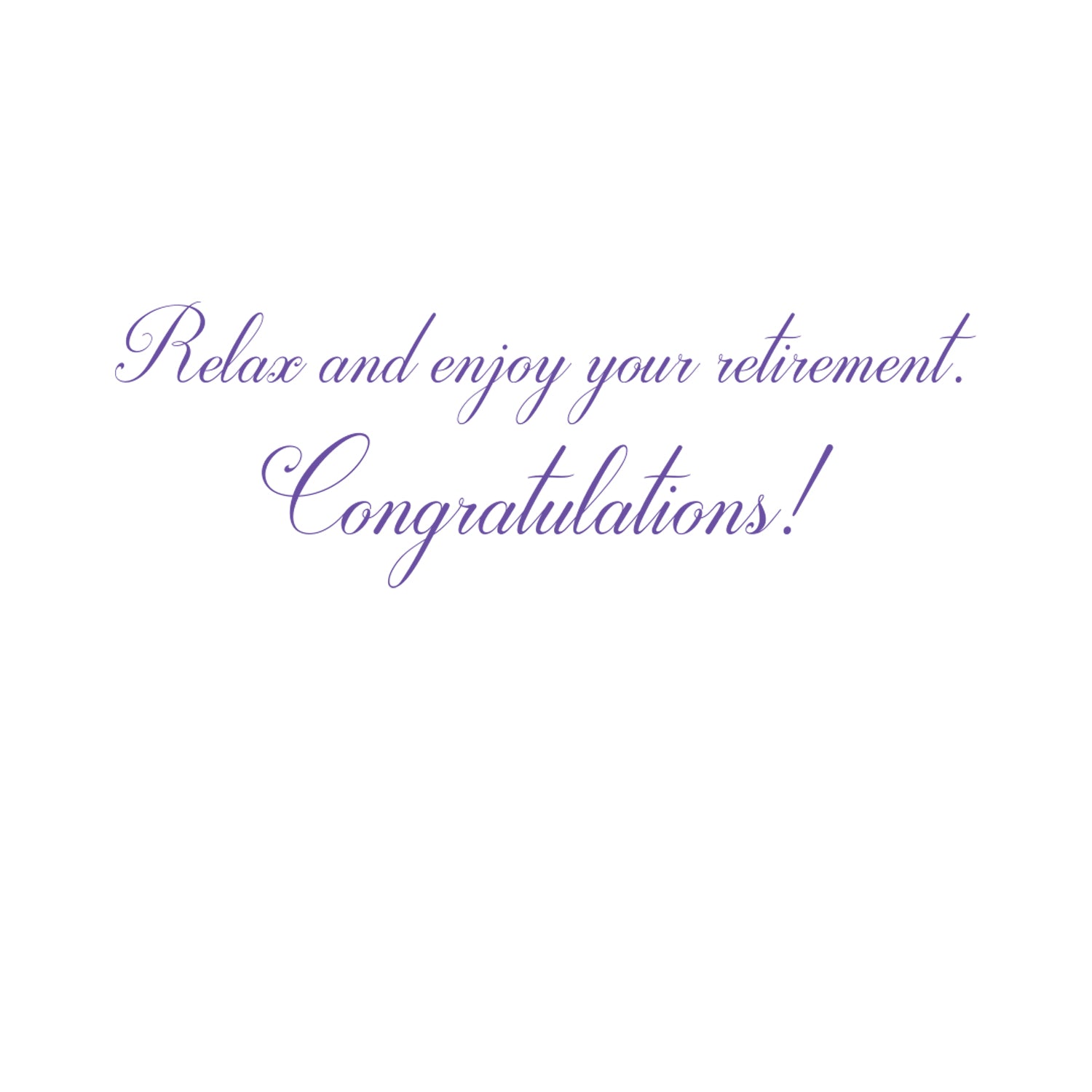 Hat In A Garden Retirement Greeting Card - 1 card with envelope ...