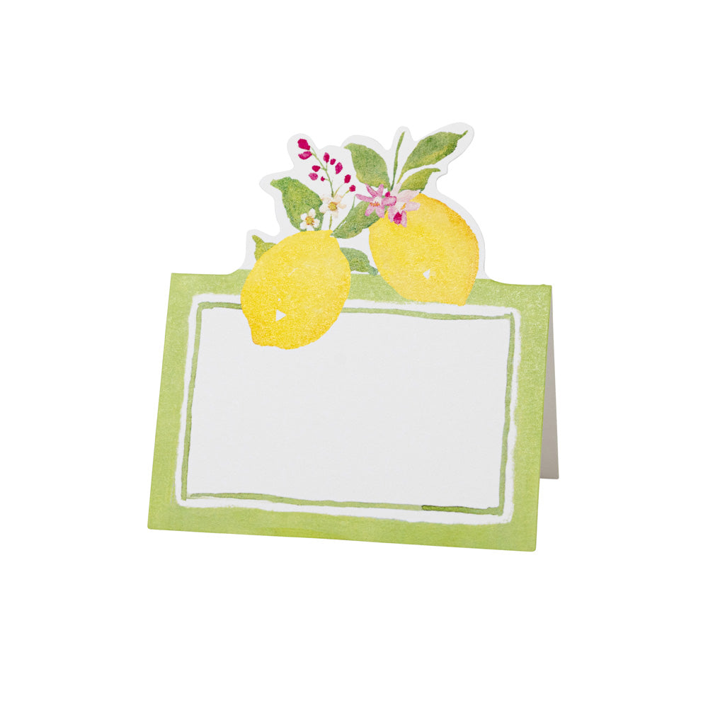 Limoncello Place Card 8 In Die-Cut – Caspari Europe