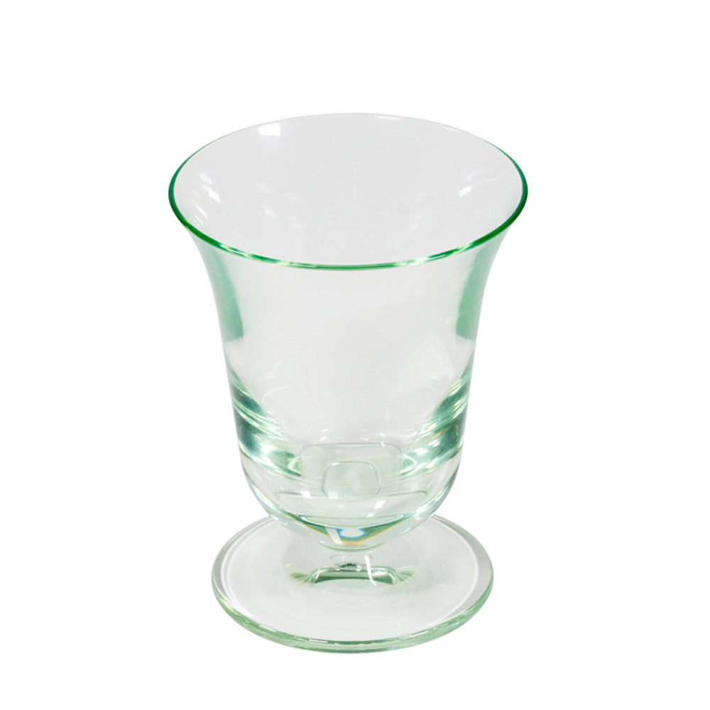 Acrylic Flared Wine Glass-Lt Green Acry Flared Wine Glass-Short 9.6 Oz ...