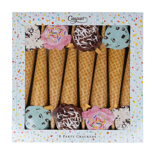 Ice Cream Cones Party Cone Crackers 10 Inch - 8 per box – Caspari Europe