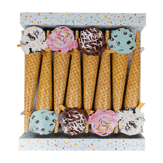 Ice Cream Cones Party Cone Crackers 10 Inch - 8 per box – Caspari Europe
