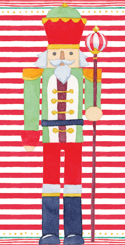 March Of The Nutcrackers Money Card - 1 card with envelope – Caspari Europe