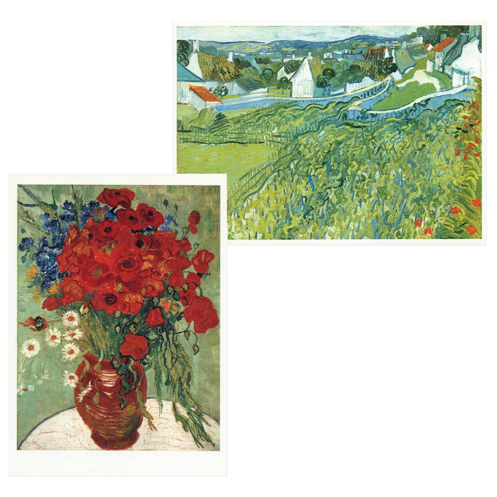 Caspari Van Gogh Boxed Note Cards - 8 Note Cards & 8 Envelopes ...